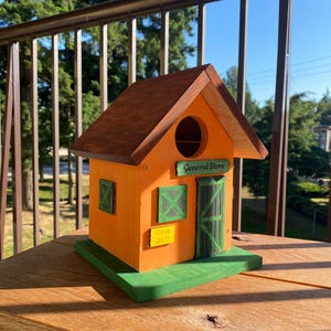 Wooden Birdhouse Kit in "general Store" Design - Etsy
