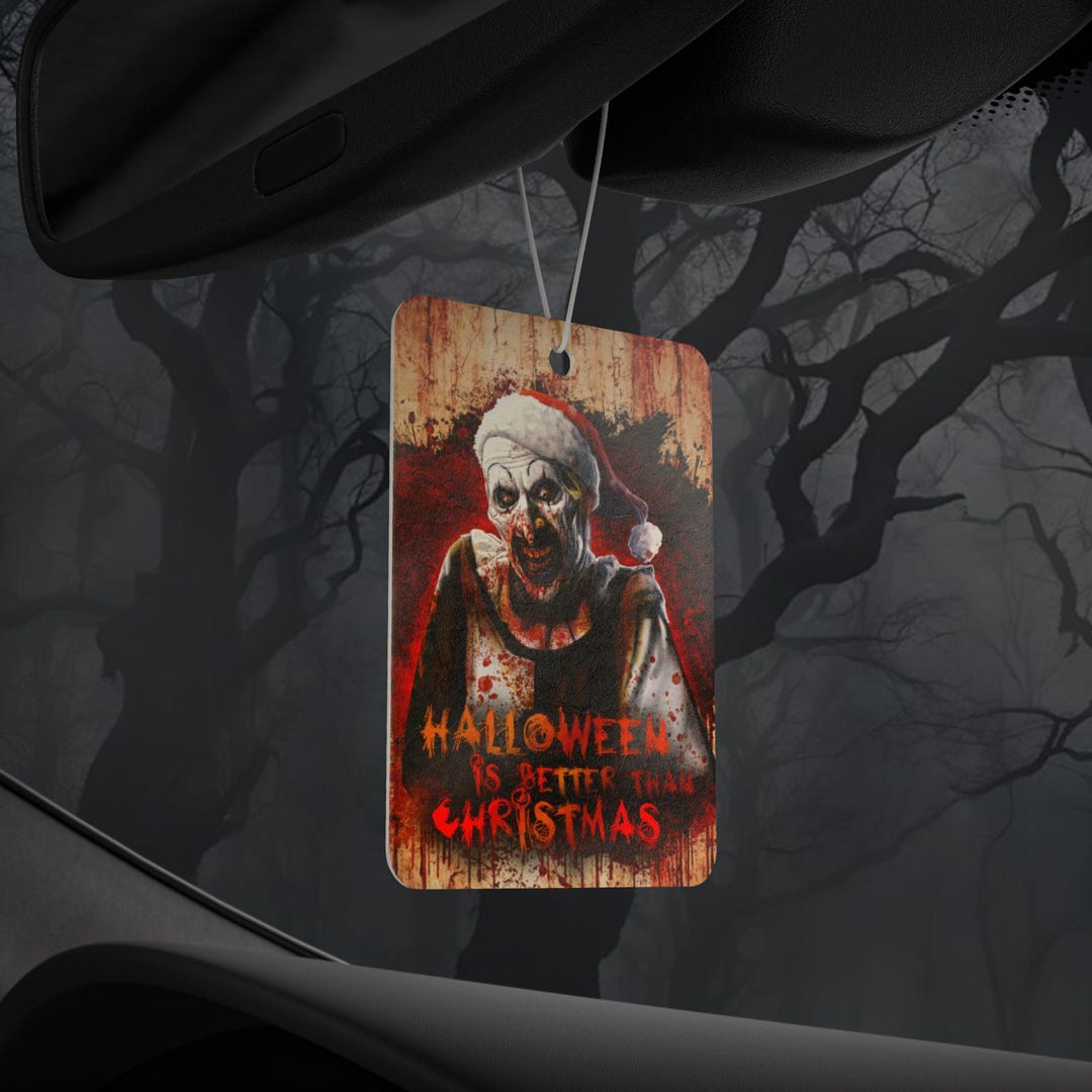 Art the Clown Air Freshener, Scary Decor for Vehicle, Creepy Accessory ...