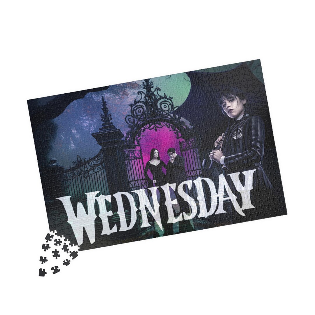 Wednesday Addams, 1014 Puzzle Pieces, Nevermore School, Netflix and ...