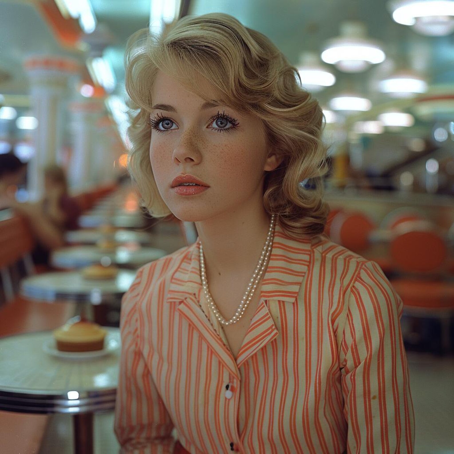 24 Retro Diner Digital Art, 1950s Style Poster, Vintage Fashion ...