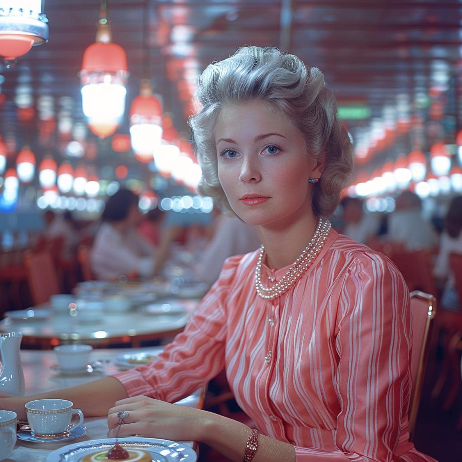 24 Retro Diner Digital Art, 1950s Style Poster, Vintage Fashion ...