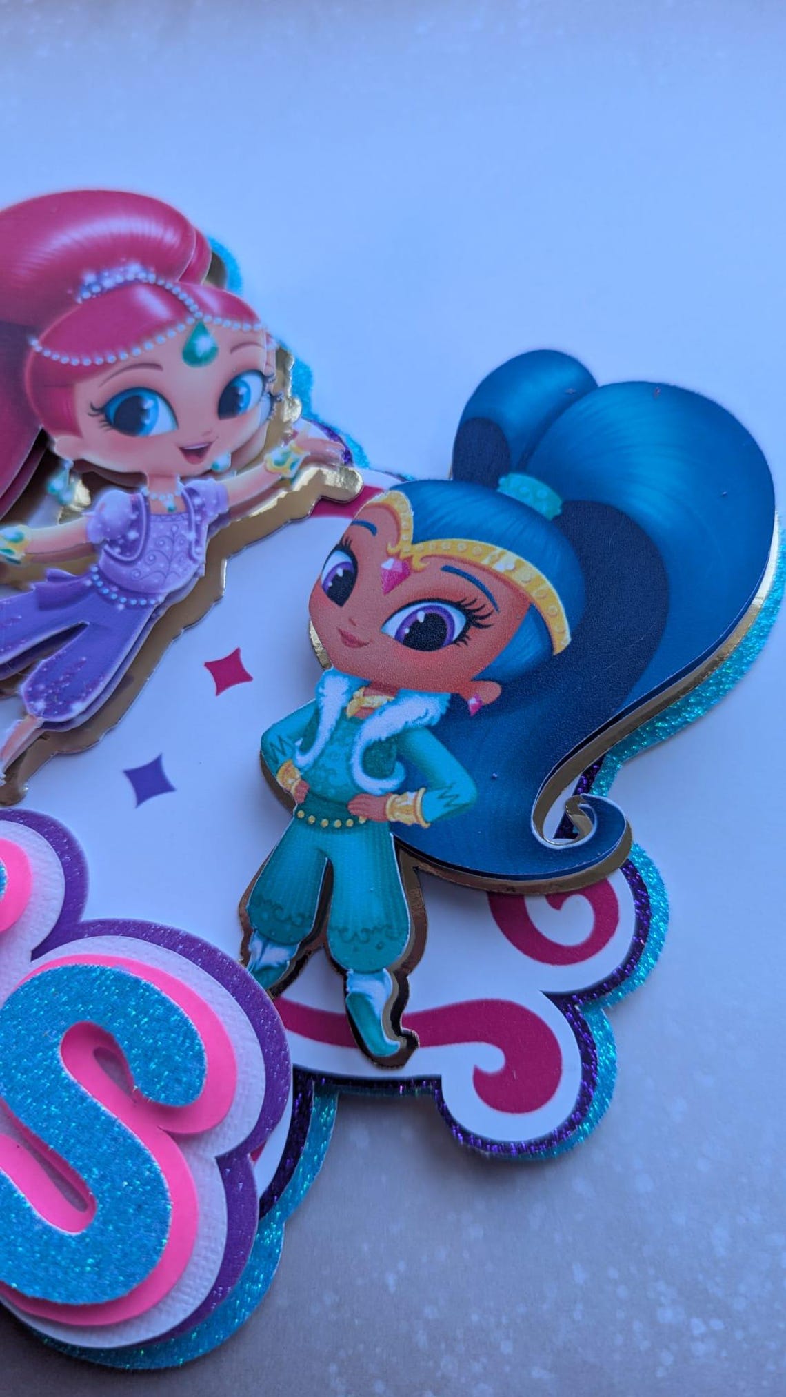 Shimmer and Shine Cake Topper - Etsy