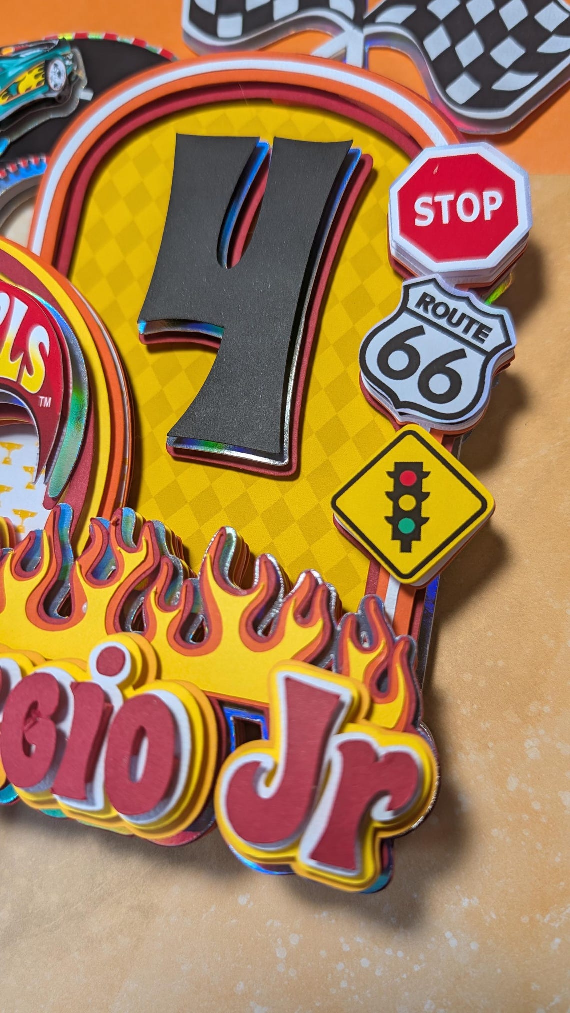 Toy Car - Race Car Cake Topper - Etsy
