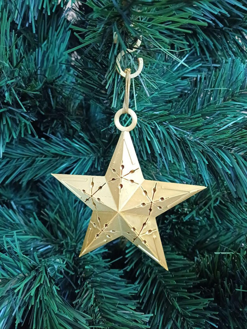 3D Printable Christmas Ornaments: Star & Bell STL Bundle (digital ...