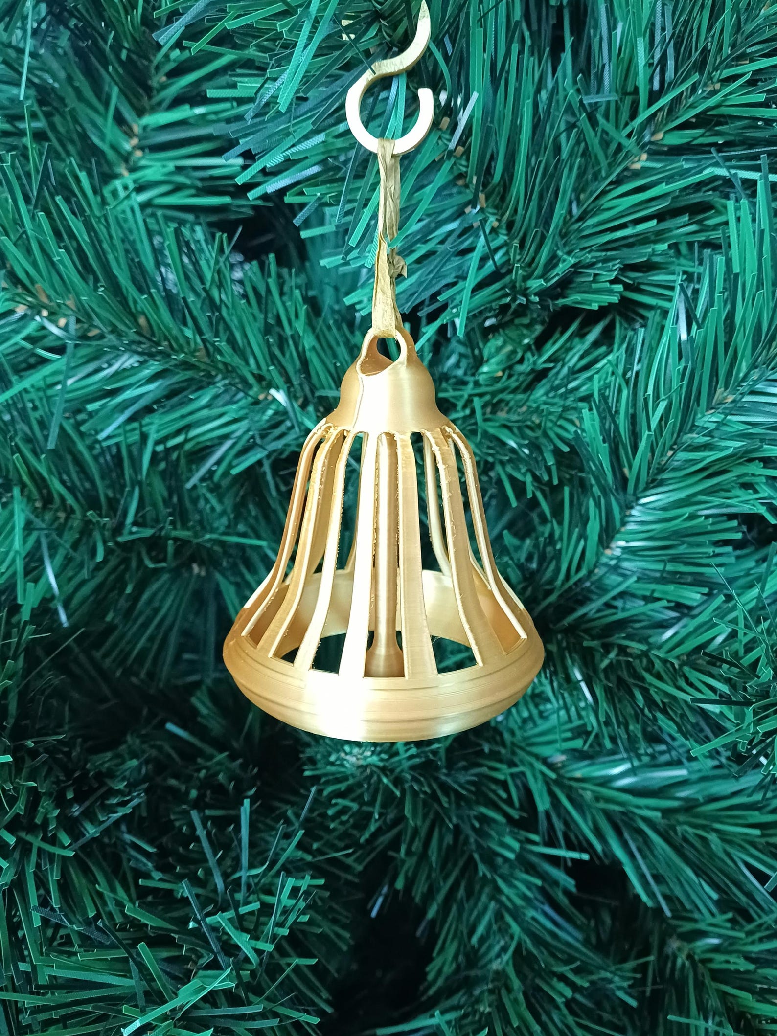 3D Printable Christmas Bell, Holiday Decor STL File (digital Download ...