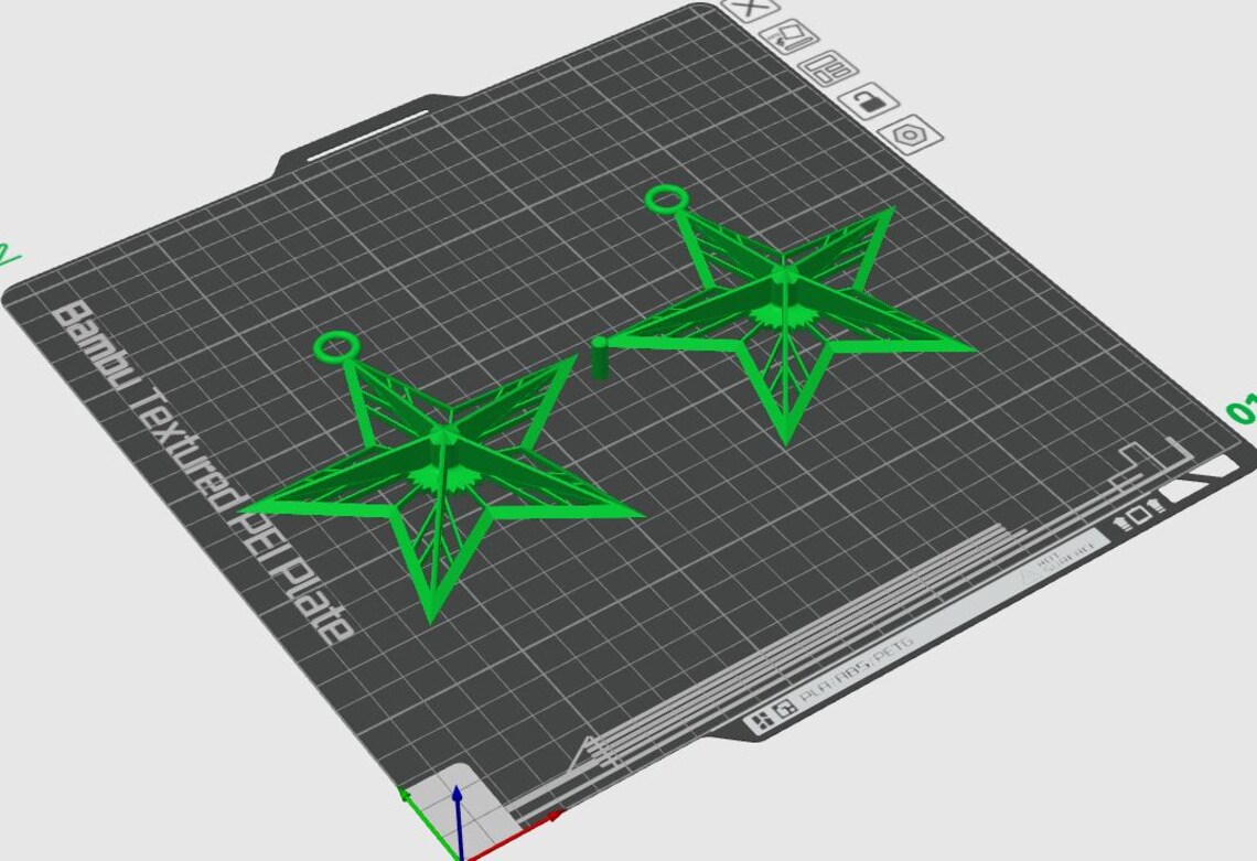 3D Printable Star Ornament STL File, Christmas Tree Decor (digital ...