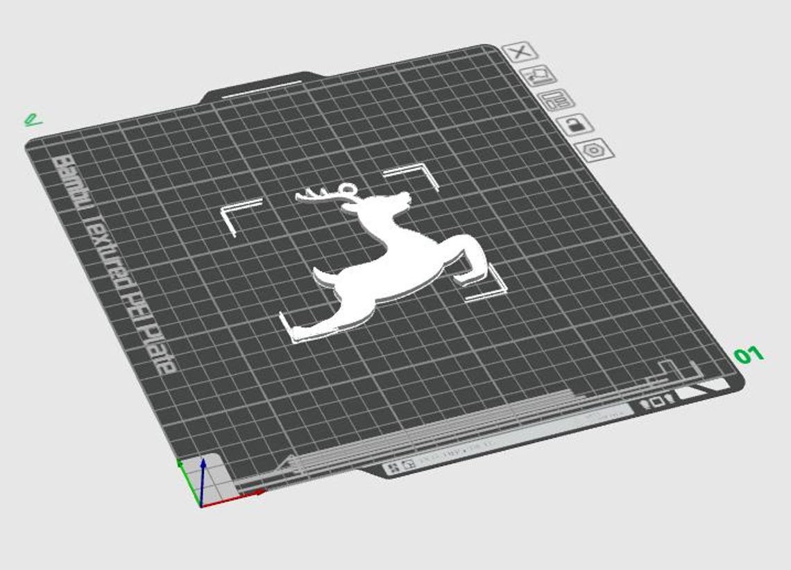 Reindeer STL Download - 3D Printable Christmas Tree Ornament & DIY ...