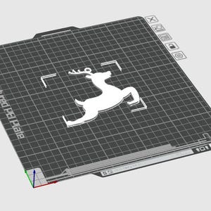 Reindeer STL Download - 3D Printable Christmas Tree Ornament & DIY ...