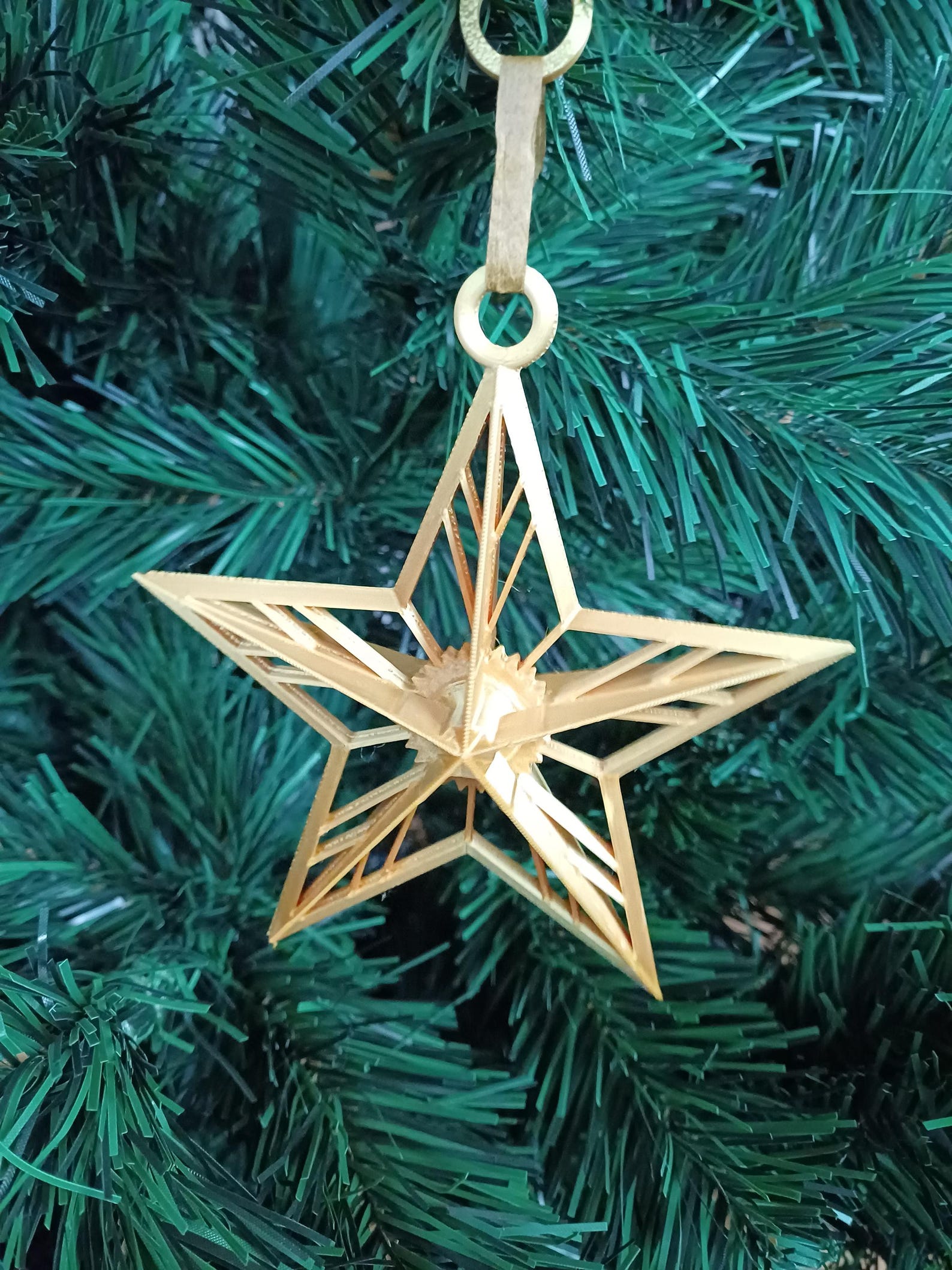 3D Printable Star Ornament STL File, 3d Model for Christmas Decor ...