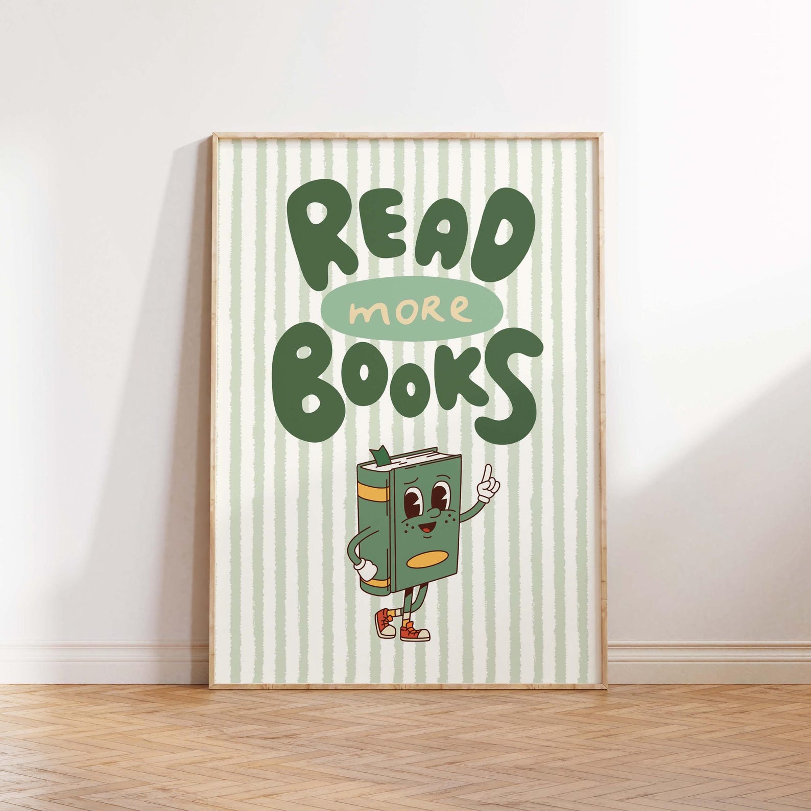 Read More Books Digital Print: English Classroom Decor, School Library ...