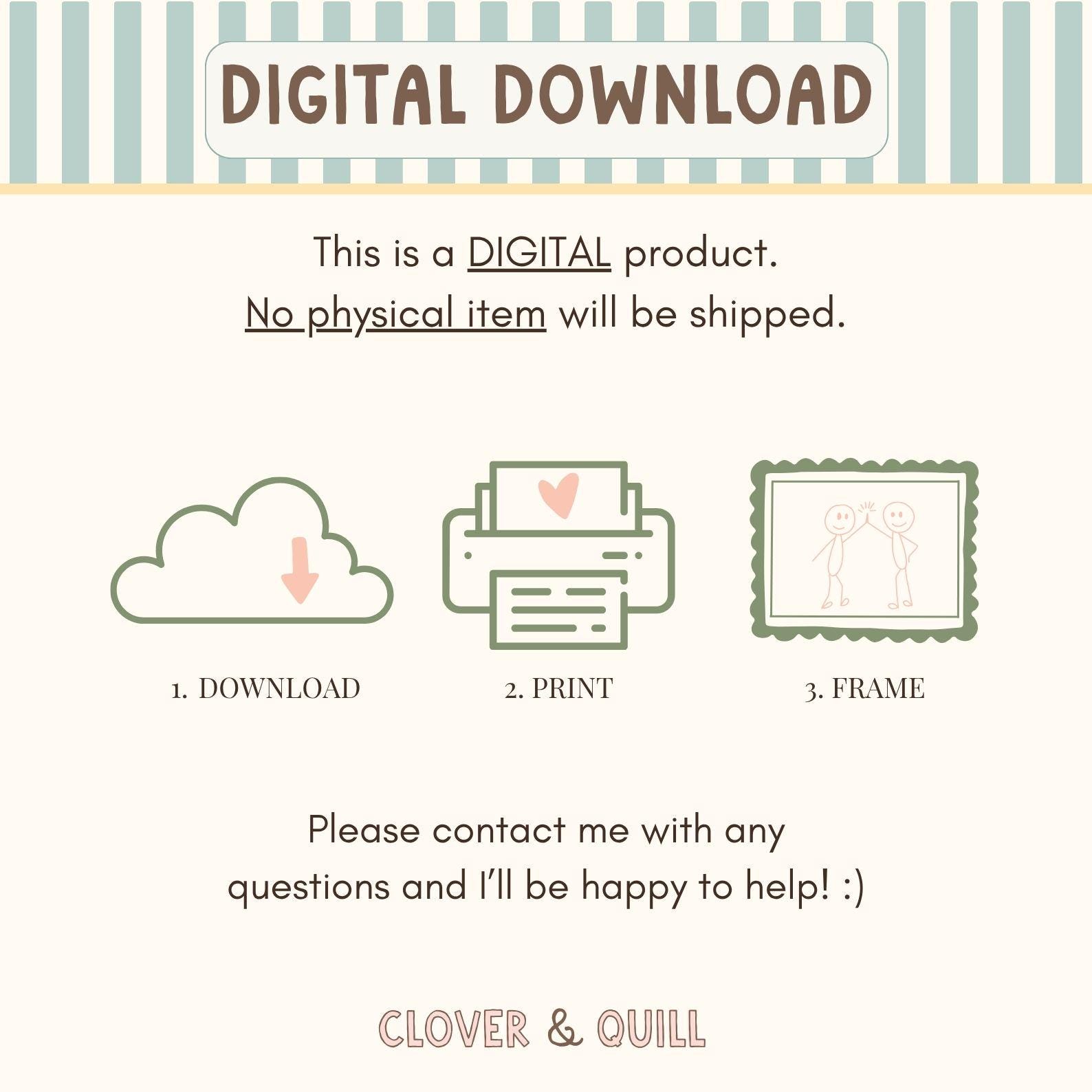 Booked and Busy Digital Print: Vintage Bookish Wall Decor, Reading Room ...