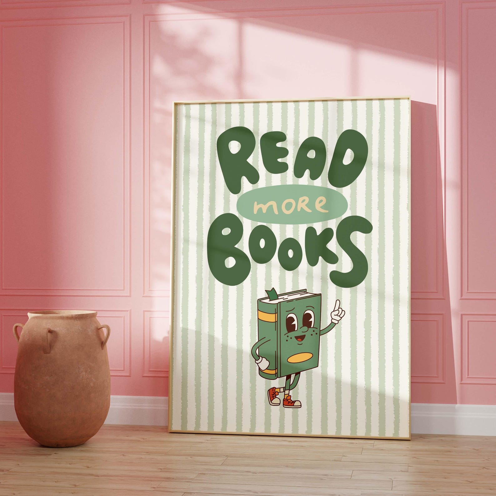 Read More Books Digital Print: English Classroom Decor, School Library ...