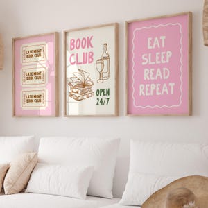 Book Lover Digital 10 Print Bundle: Cozy Reading Nook Gallery Wall ...