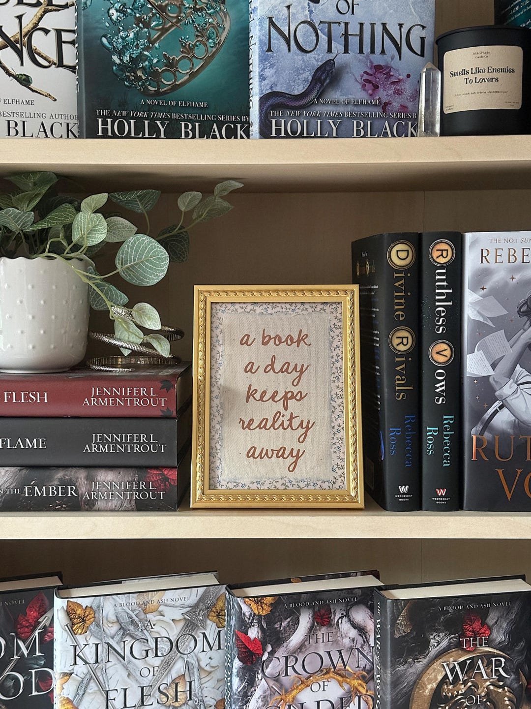 Vintage A Book A Day Keeps Reality Away Physical Postcard Print - 5x7 ...