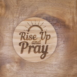 Laser Engraved Christian Wood Coasters - Set of Four - Etsy