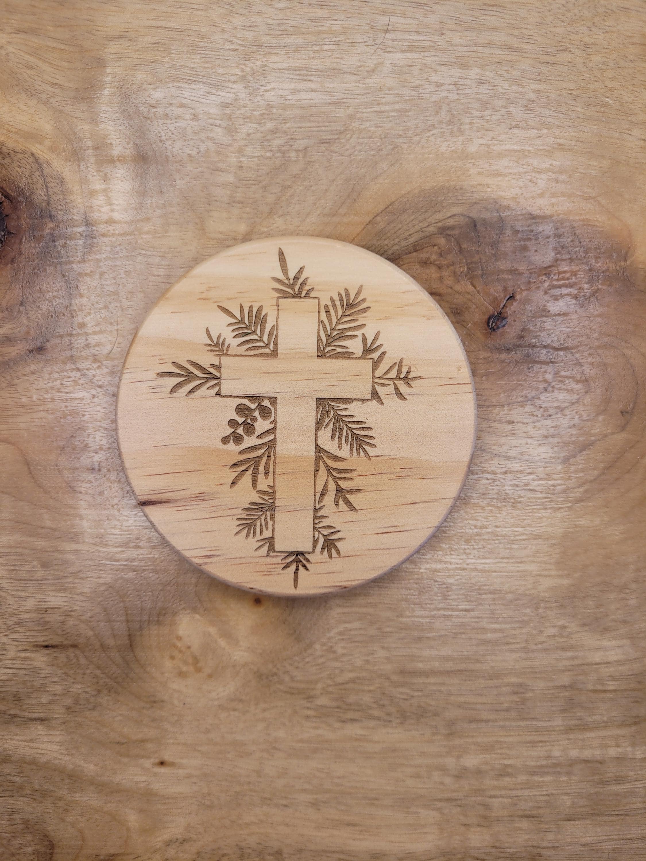 Laser Engraved Christian Wood Coasters - Set of Four - Etsy