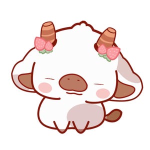 Kawaii Cow Vtuber Model Premade, Ready to Use Vtuber Model, Vtuber ...