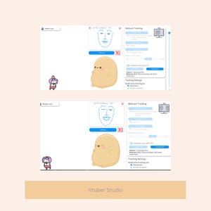 Kawaii Potato Vtuber Model Premade, Ready to Use Vtuber Model, Vtuber Model and Rigging, Premade ...