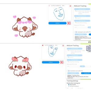 Kawaii Cow Vtuber Model Premade, Ready to Use Vtuber Model, Vtuber ...