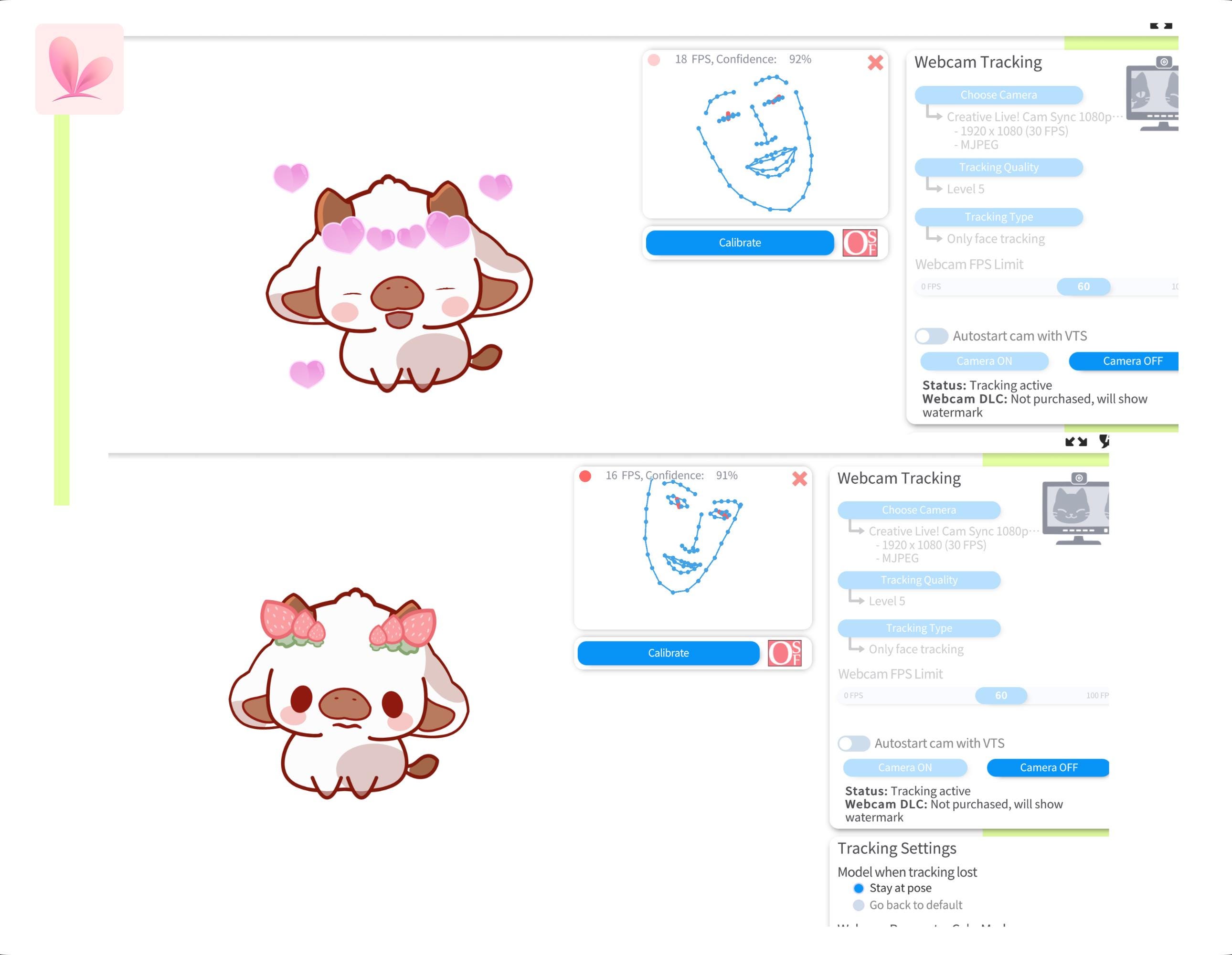 Kawaii Cow Vtuber Model Premade, Ready to Use Vtuber Model, Vtuber ...