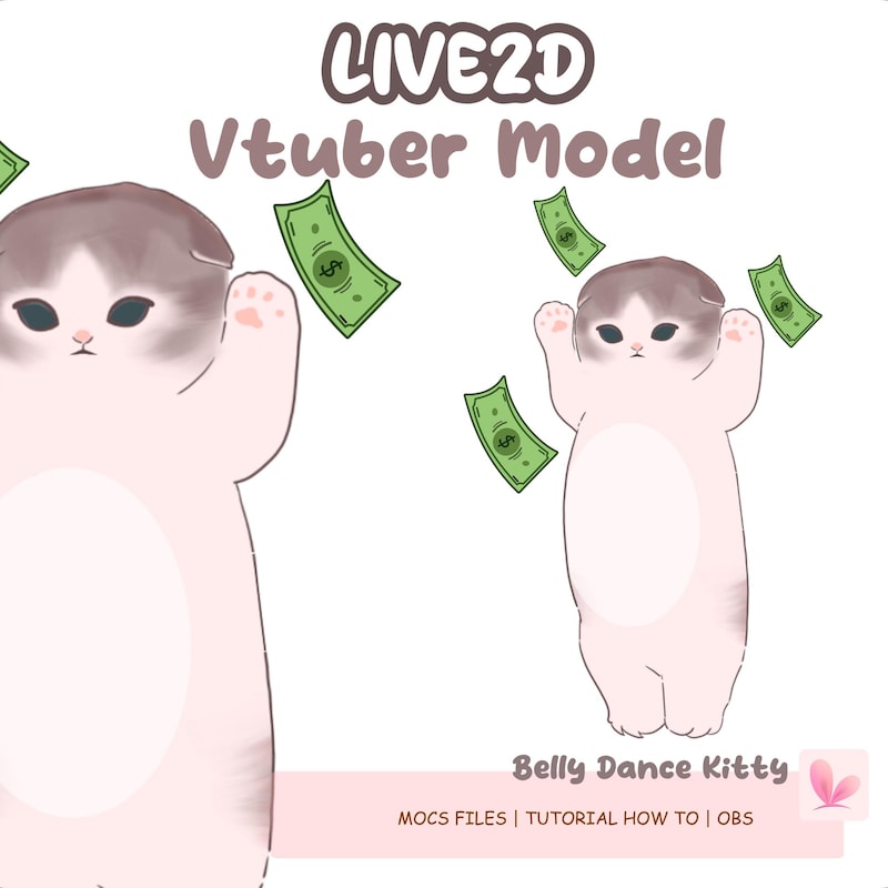 Cat Vtuber Model - Etsy