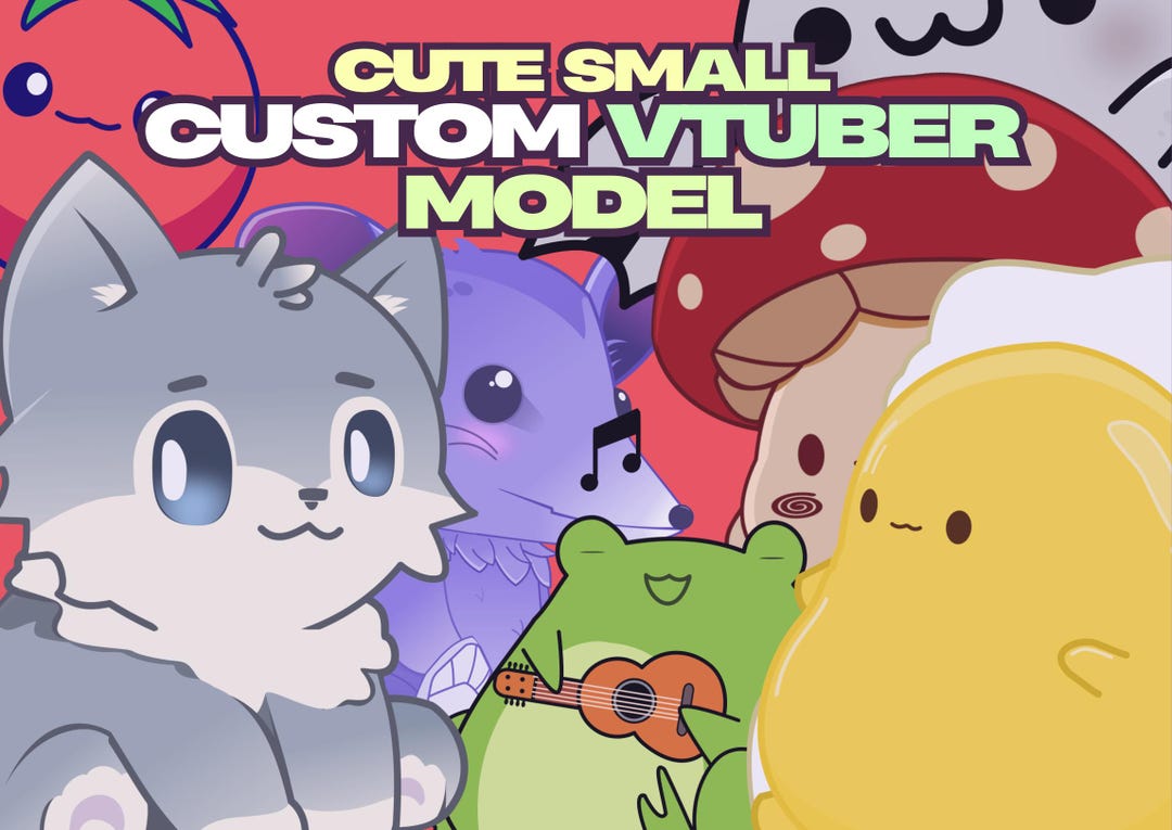 Custom Cute Vtuber Models Commissions, Custom Vtuber Models, Chibi ...