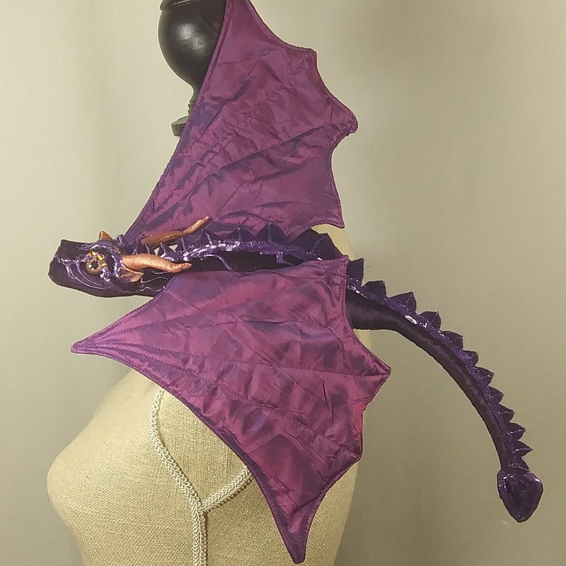 Purple Dragon Fabric - Etsy