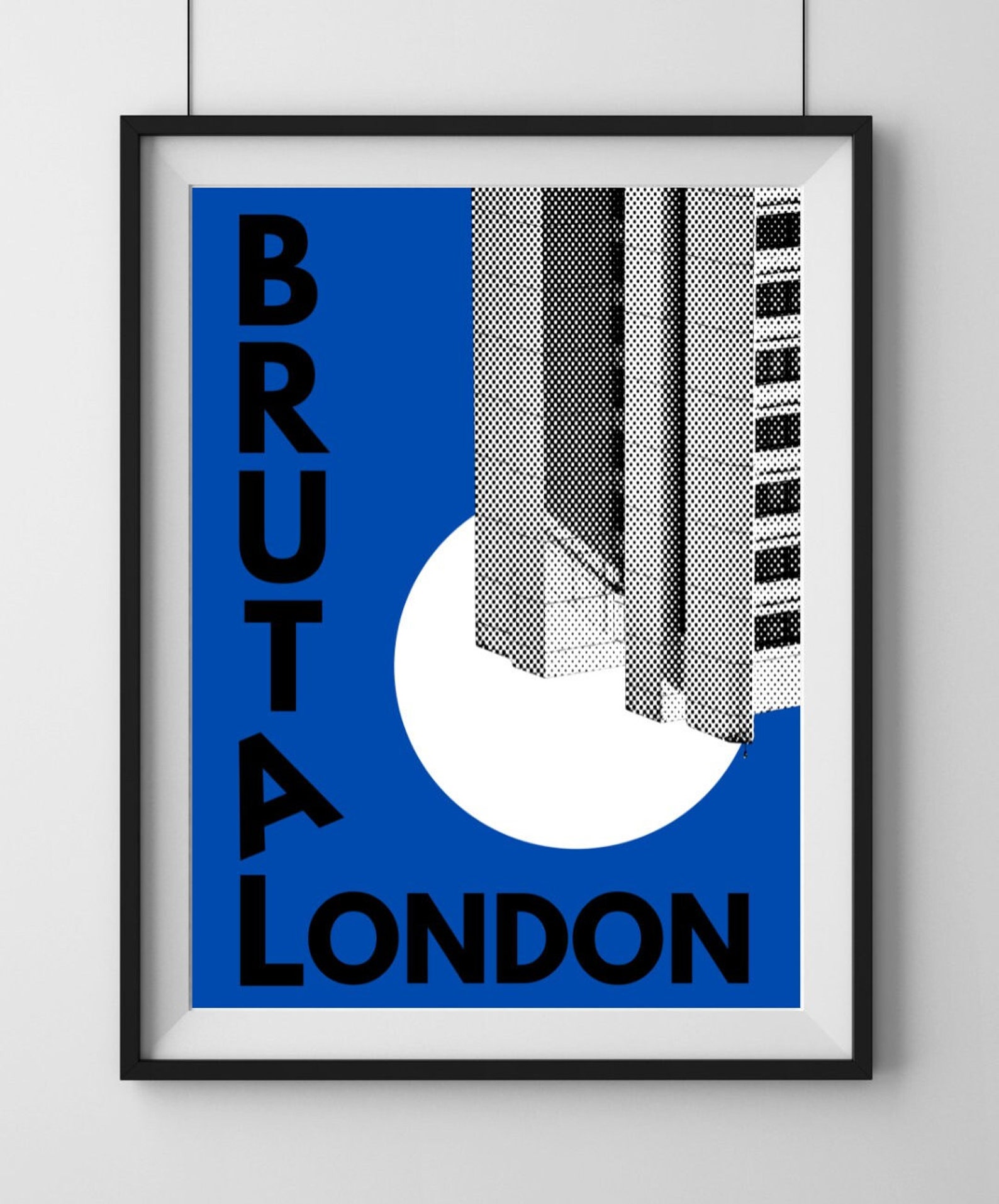 Brutal London Print Modern Architecture Poster Wall Print London Print ...