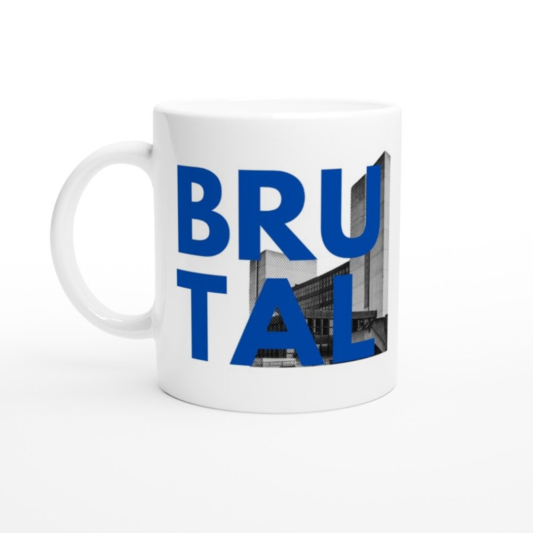 Brutalist Architecture Mug – Bold Coffee Cup - Ceramic Mug - Architect ...
