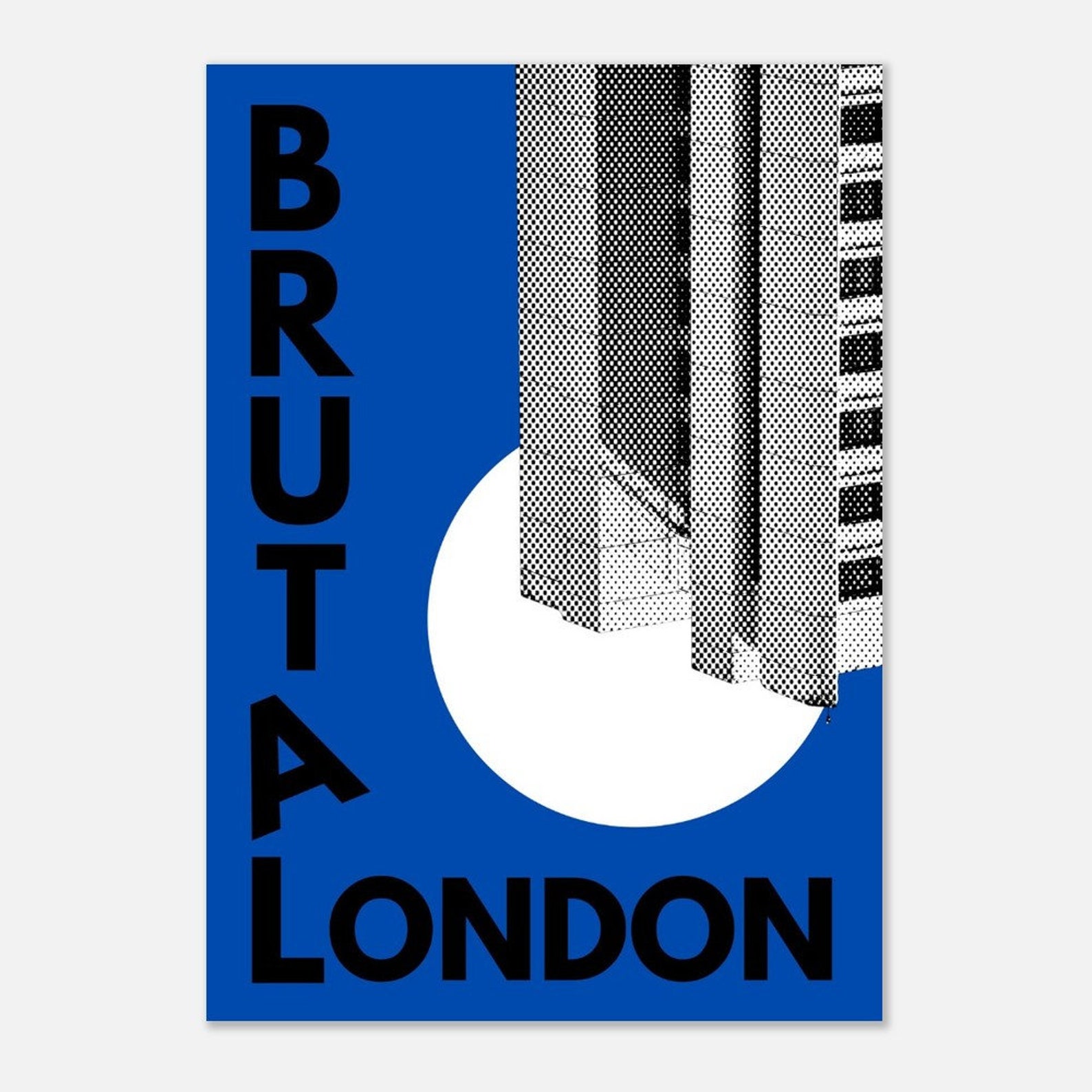 Brutal London Print Modern Architecture Poster Wall Print London Print ...