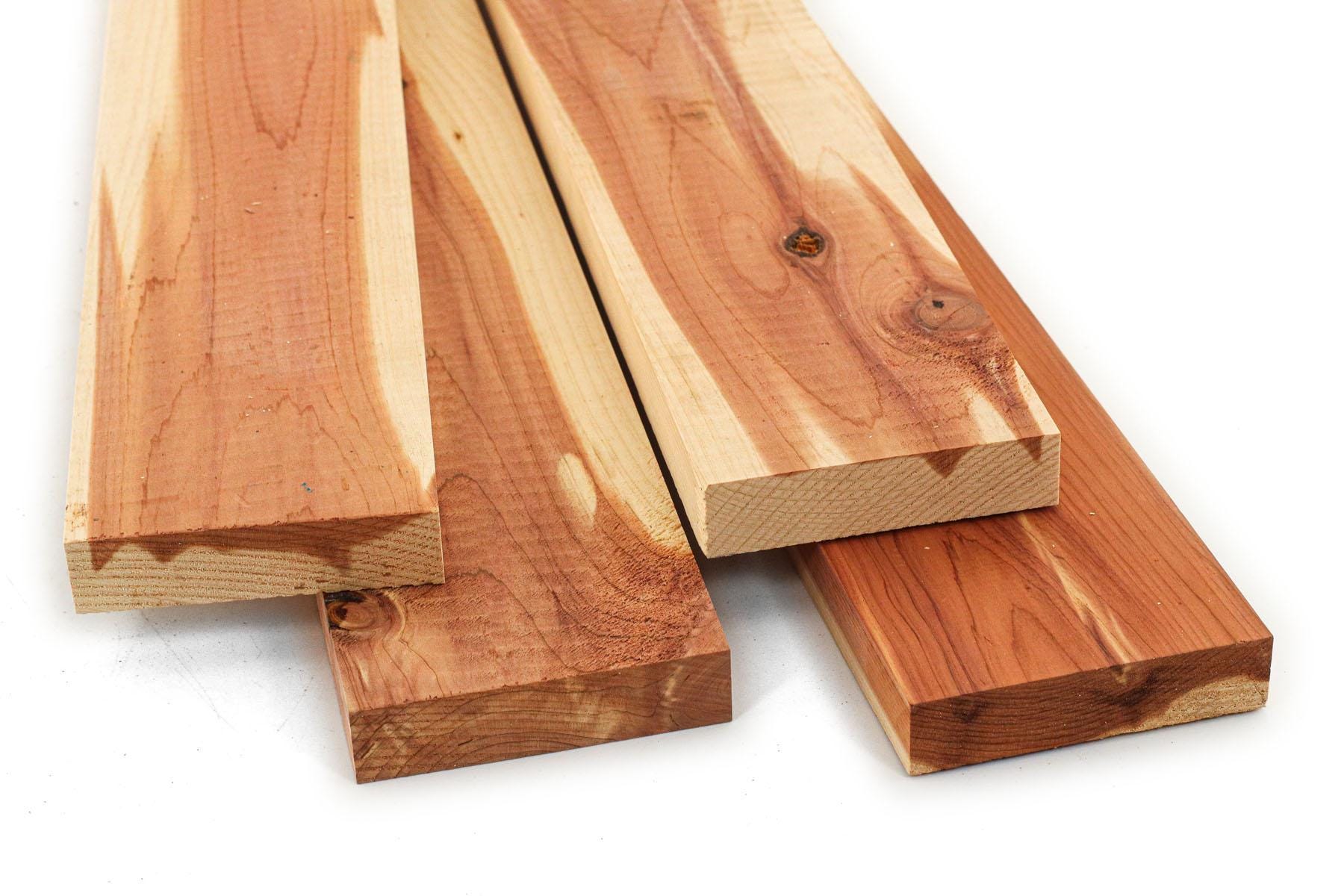 Kiln Dried Red Cedar Boards: Planed Flat, 1" Thick - Choose Your Size ...