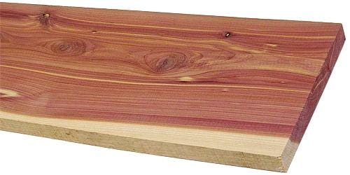 Kiln Dried Red Cedar Boards: Planed Flat, 1" Thick - Choose Your Size ...