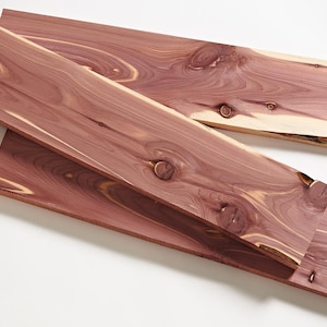 Kiln Dried Red Cedar Boards: Planed Flat, 1" Thick - Choose Your Size ...