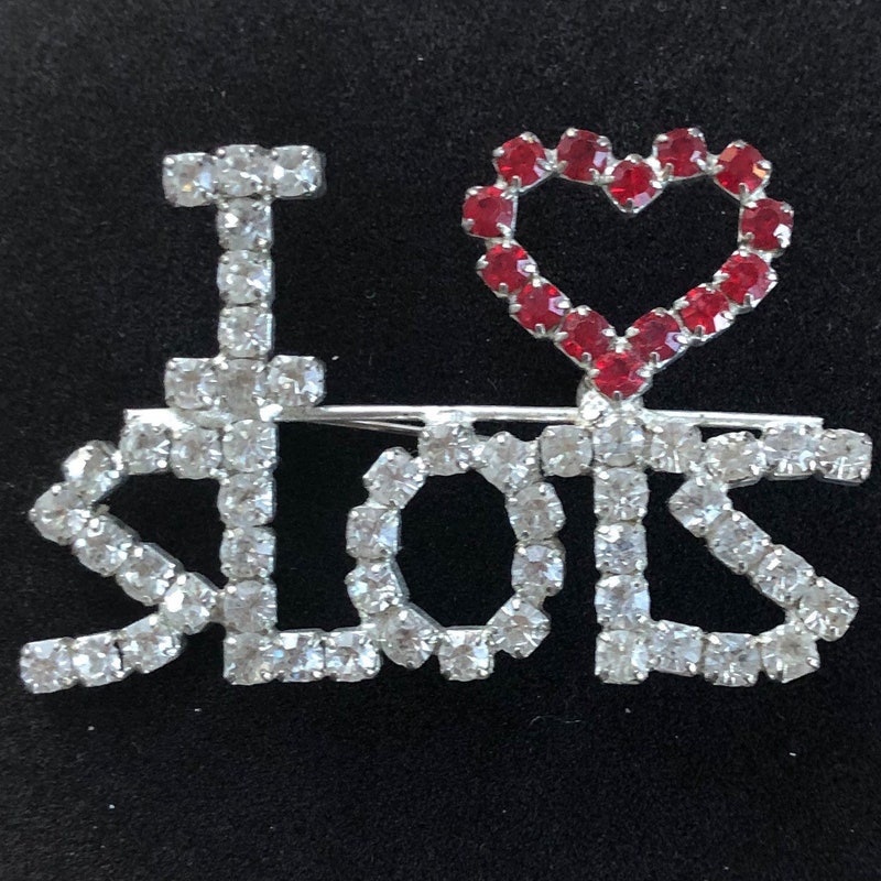 Rhinestone Pins - Etsy