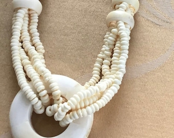 Tribal Bone Necklace - Etsy