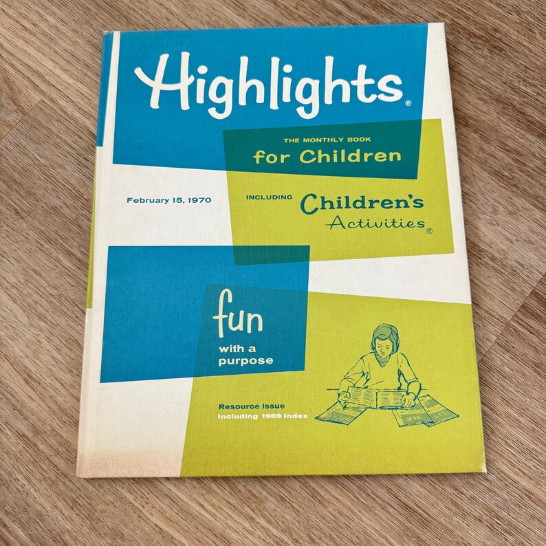 February 1970 - Highlights the Monthly Book for Children - Vintage ...