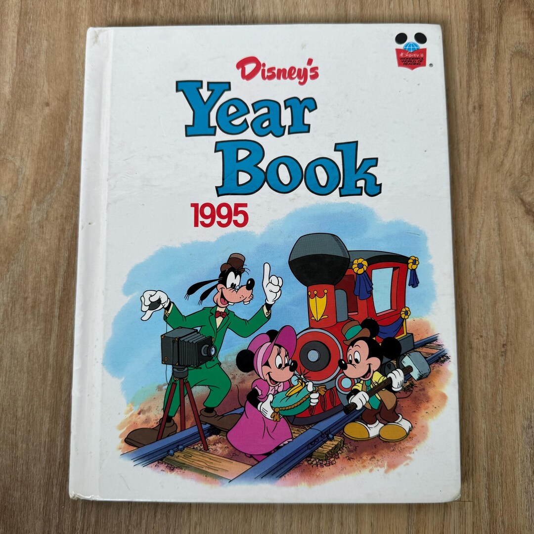 1995 - Walt Disney Year Book - Vintage Hardcover Children’s Book - Etsy
