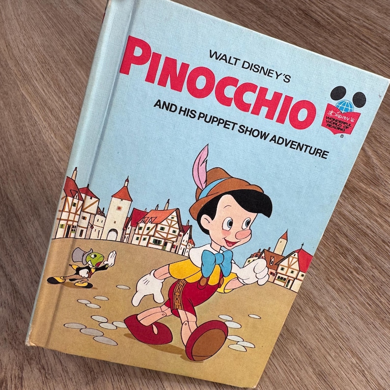1973 - Walt Disney’s Pinocchio and His Puppet Show Adventure - Vintage ...