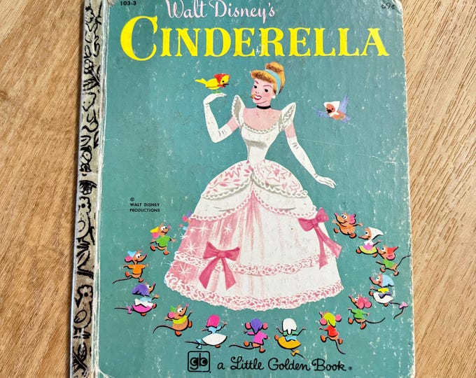1979 - A Little Golden Book - Walt Disney’s Cinderella - Vintage ...