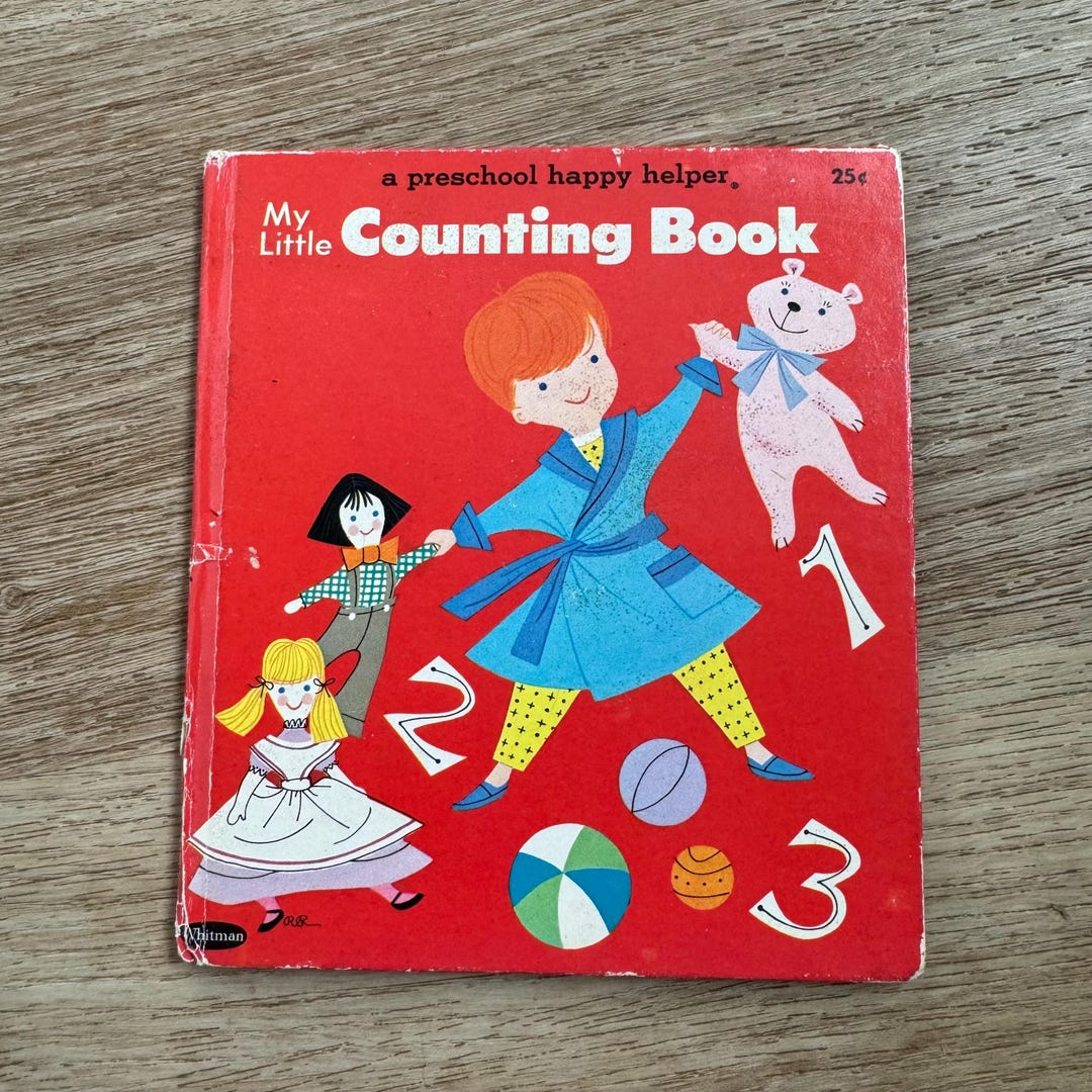 1971 - My Little Counting Book - A Preschool Happy Helper - Whitman ...
