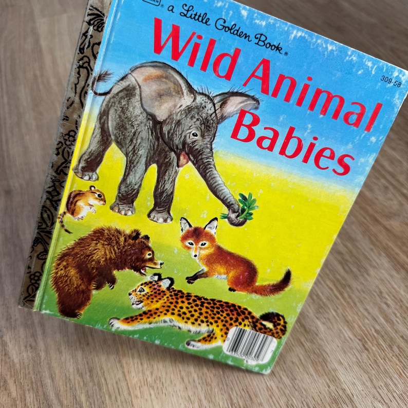 1986 - A Little Golden Book - Wild Animal Babies - Vintage Children’s ...