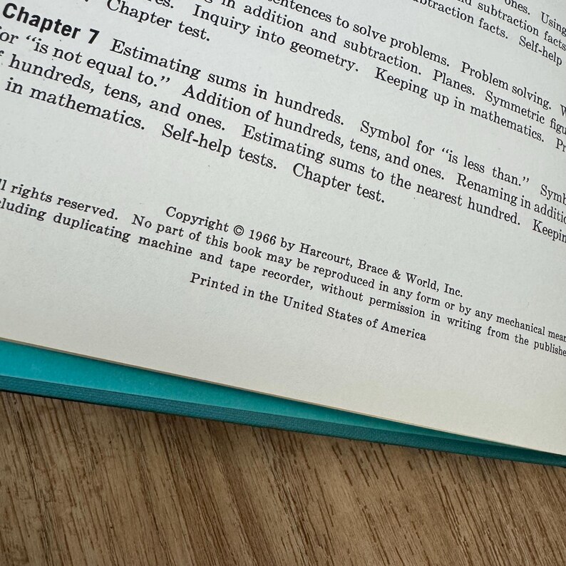 1966 Elementary Mathematics Vintage Hardcover Book Vintage School ...