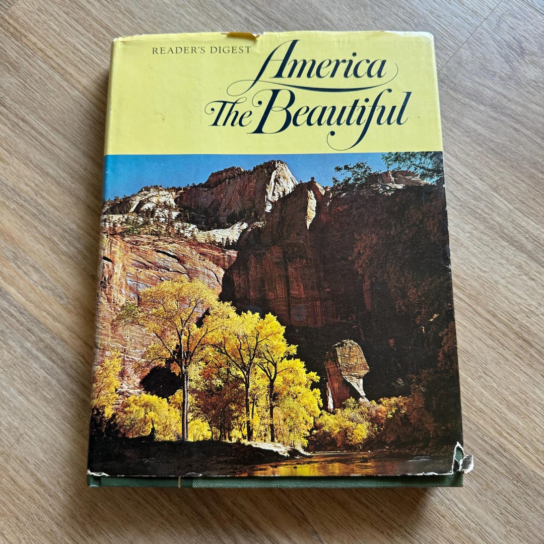 1970 - Reader’s Digest - America the Beautiful - Vintage Hardcover Book ...