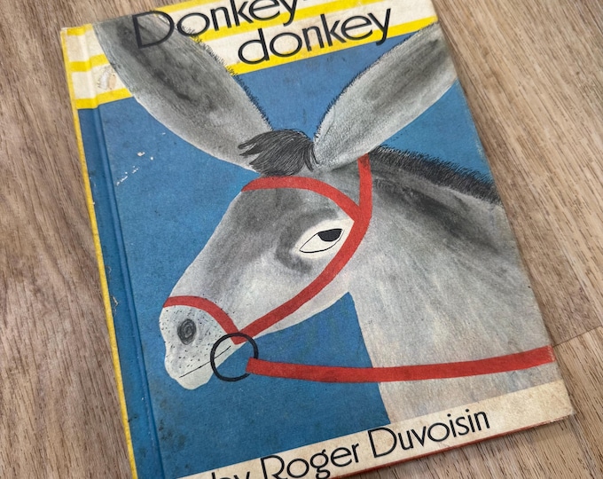 1968 - Donkey-donkey - by Roger Duvoisin - Vintage Hardcover Book ...