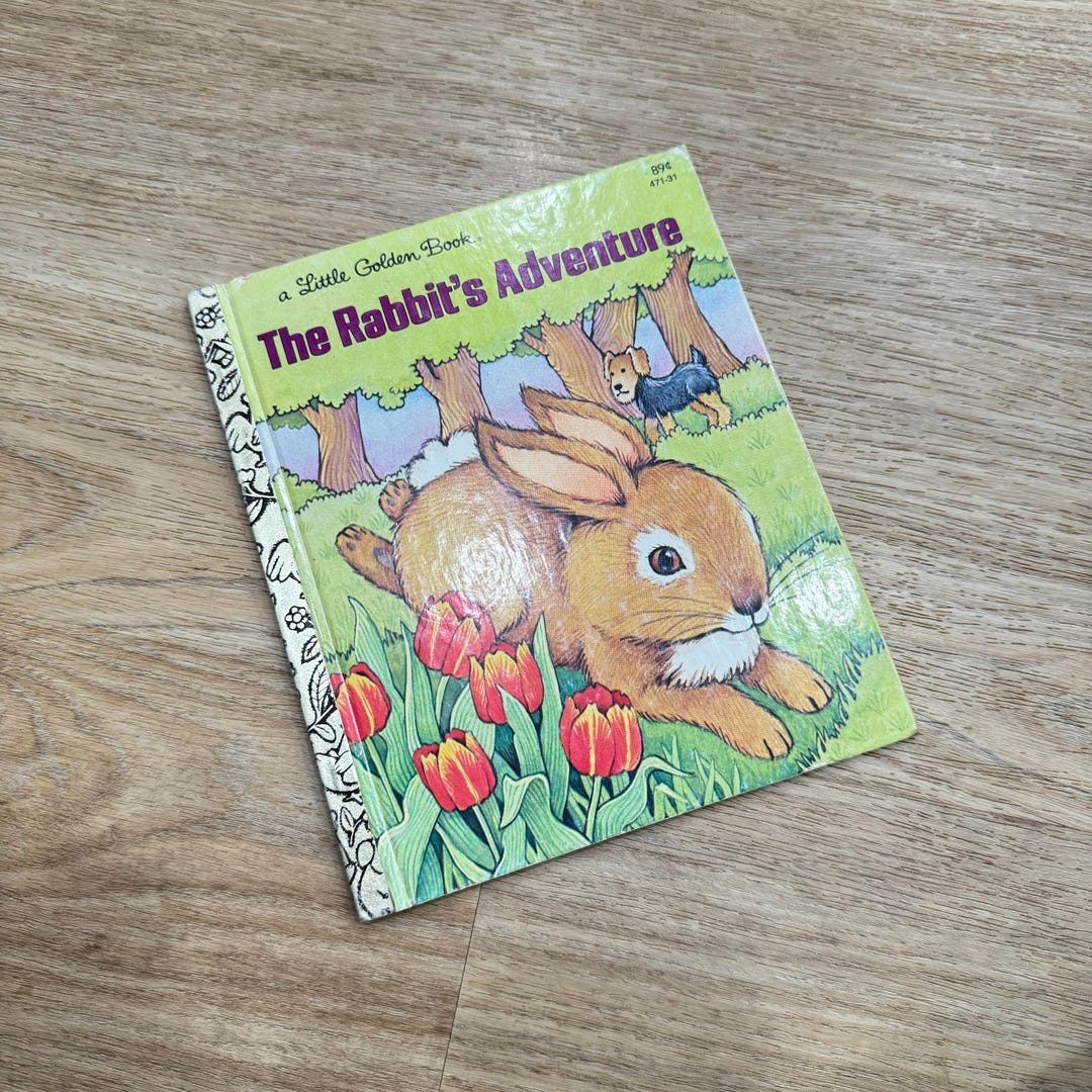 1977 - A Little Golden Book - the Rabbit’s Adventure - Vintage ...