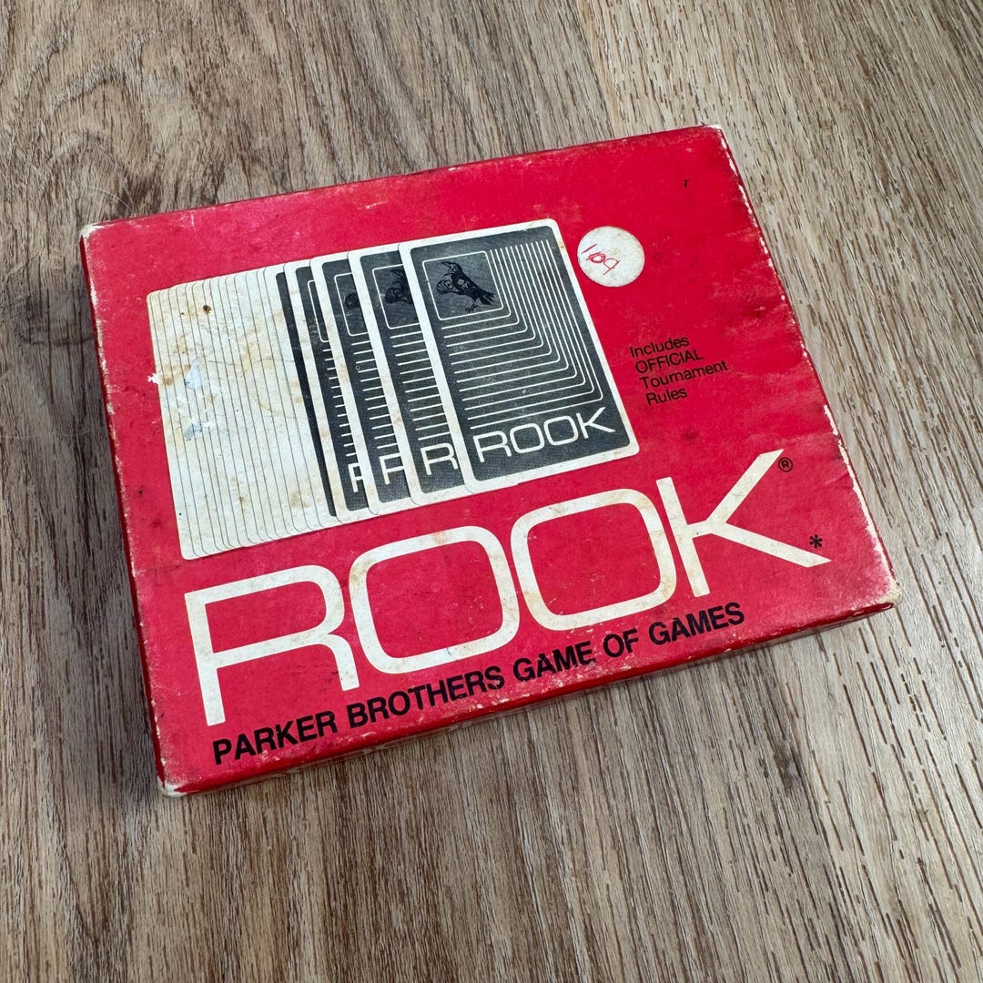 Vintage Rook Playing Cards Game - Vintage Paper Ephemera - Junk ...