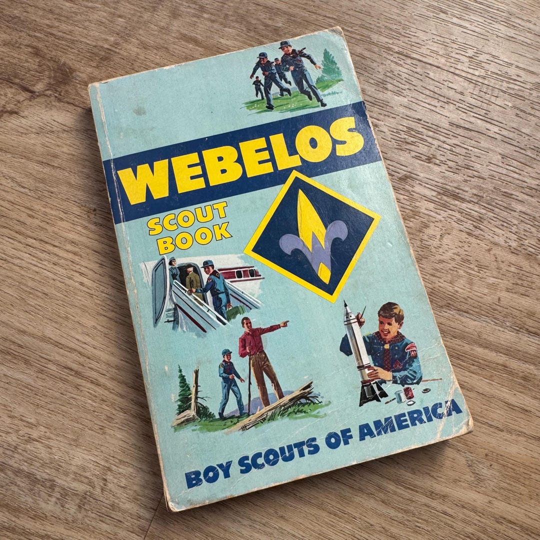 1983 - Webelos Scout Book - Boy Scouts of America - Vintage Children’s ...