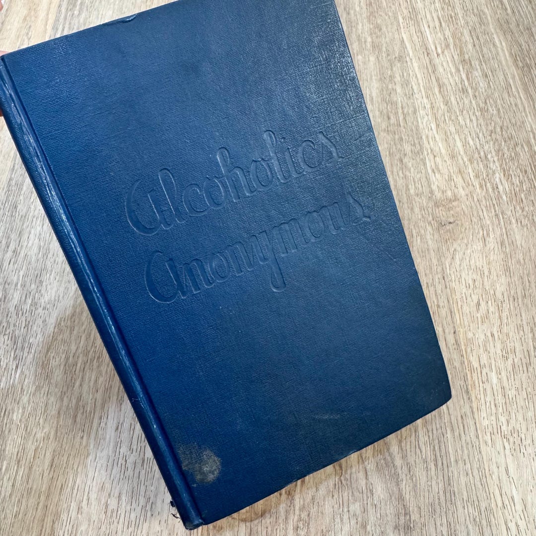 1955 Alcoholics Anonymous the Big Book Vintage Hardcover Book Vintage ...