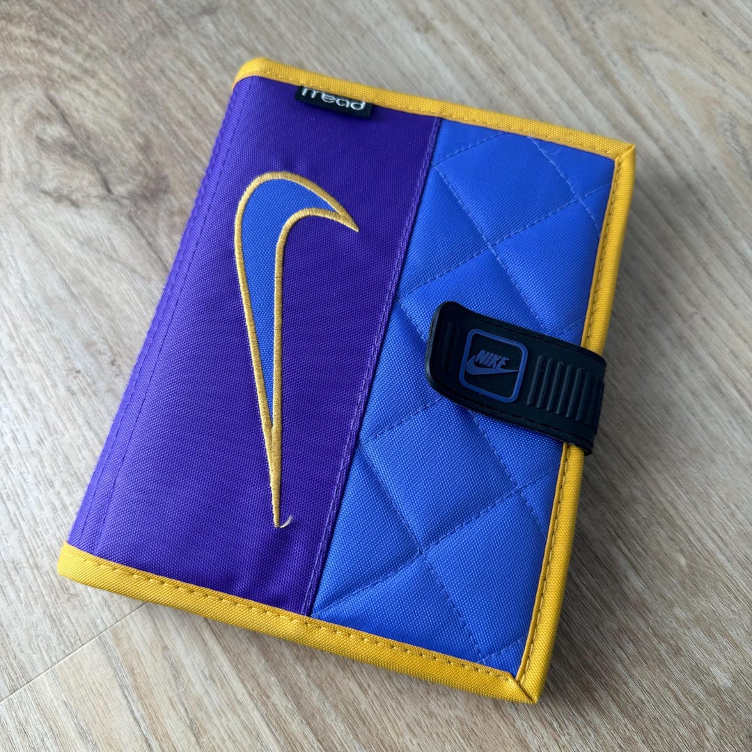 1995 - Nike X Mead 7.5” Binder With Inserts - Vintage Office Stationary ...