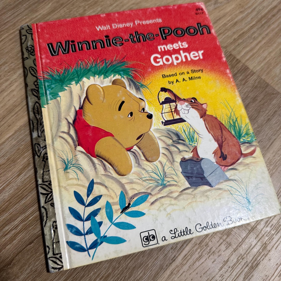 1976 - A Little Golden Book - Walt Disney’s Winnie-the-pooh Meets ...
